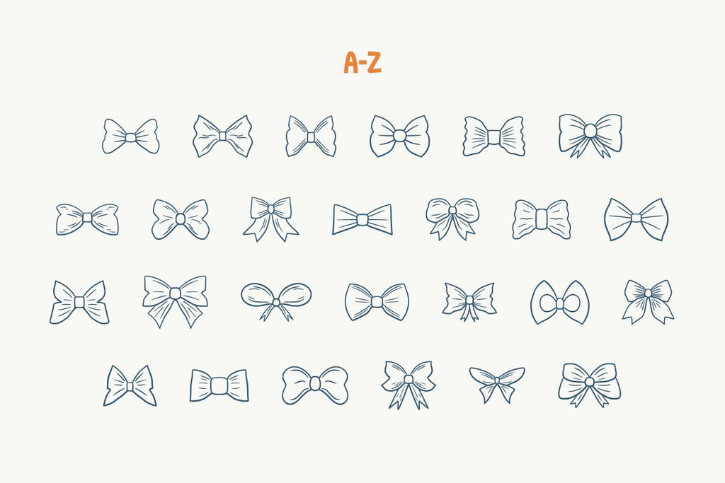Bow Tie - Dingbat Font - So Fontsy
