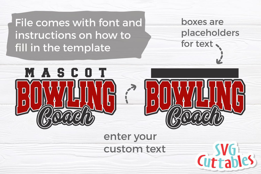 Bowling svg - Bowling Coach Template 003- svg - dxf - eps - Bowling sv ...
