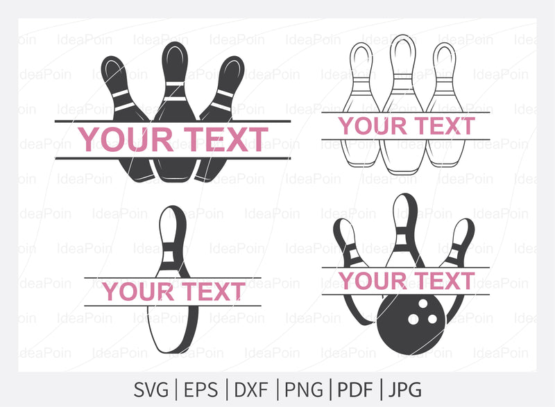 Bowling Svg, Bowling svg Bundle, Bowling Split, Bowling Gift, Bowling ...