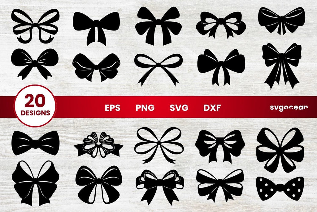 Bows SVG Bundle - So Fontsy