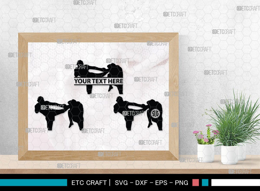 Boxing Monogram, Boxing Silhouette, Fighting Svg, Boxing Svg, Sports ...