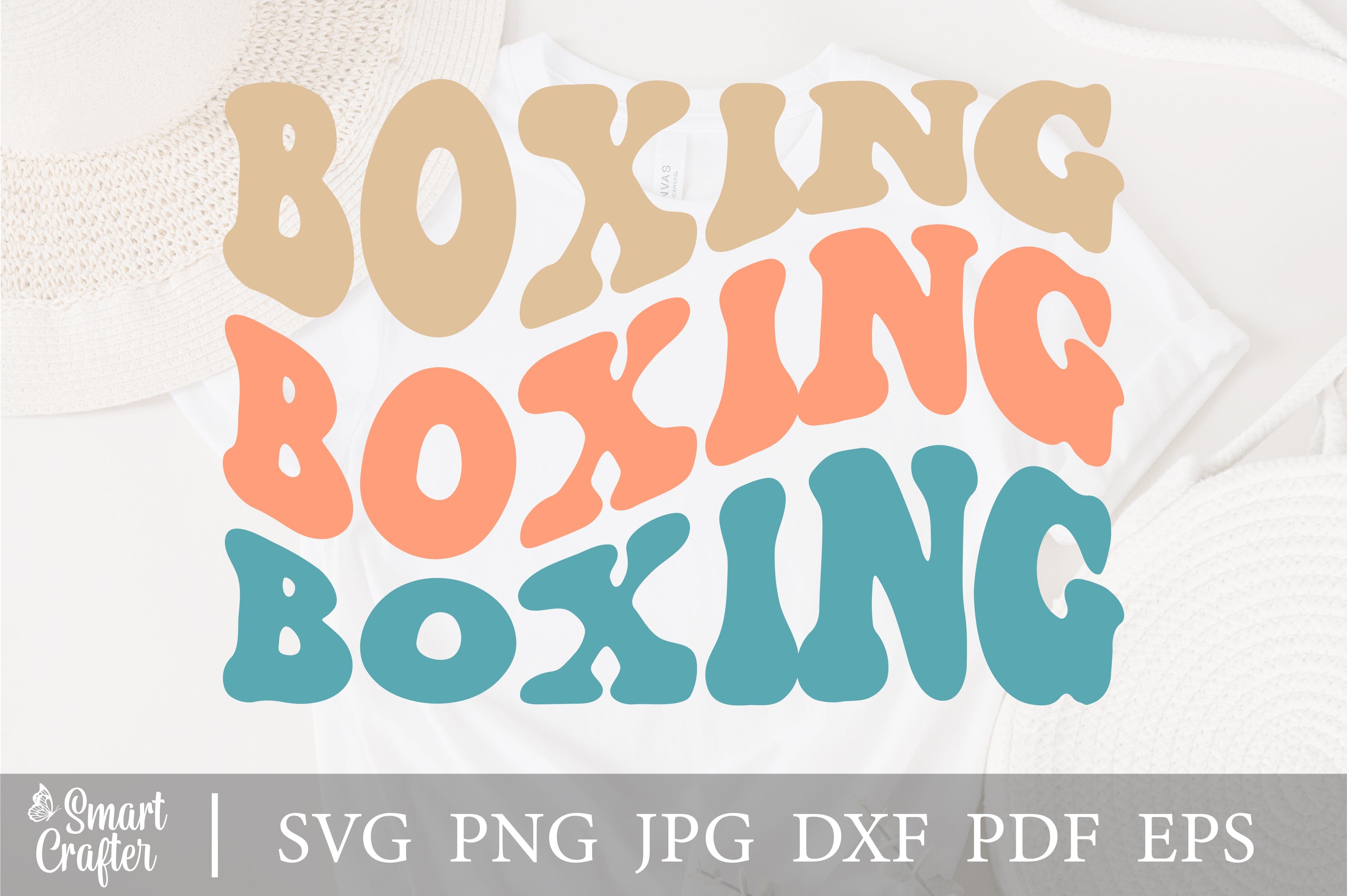 Boxing svg, Boxing svg, files Retro art sunset artistic art work ...