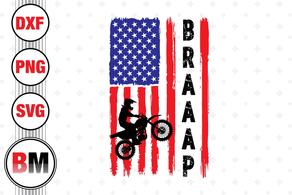 Braaap Motocross SVG, PNG, DXF Files - So Fontsy