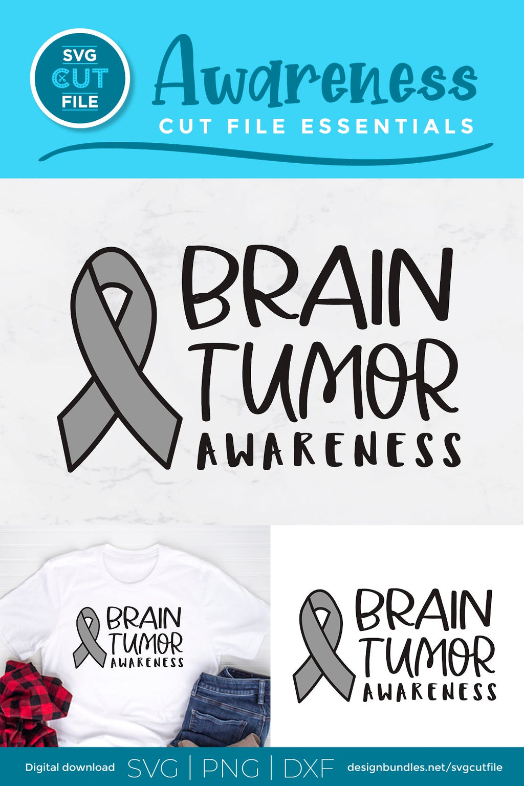 Brain Tumor svg, brain tumor awareness svg - So Fontsy