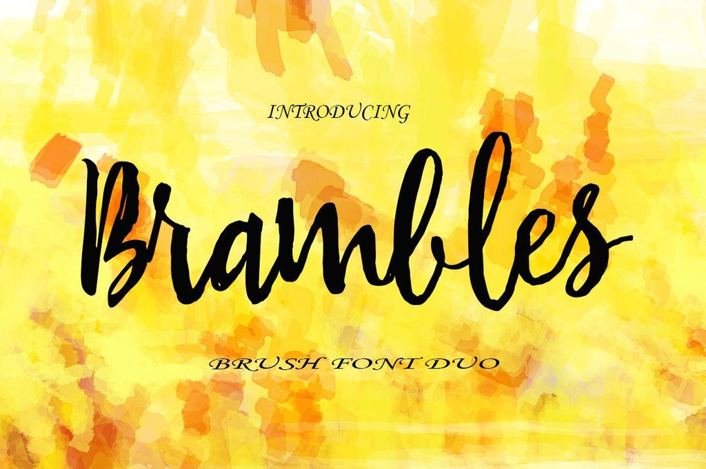 Brambles Font Duo - So Fontsy