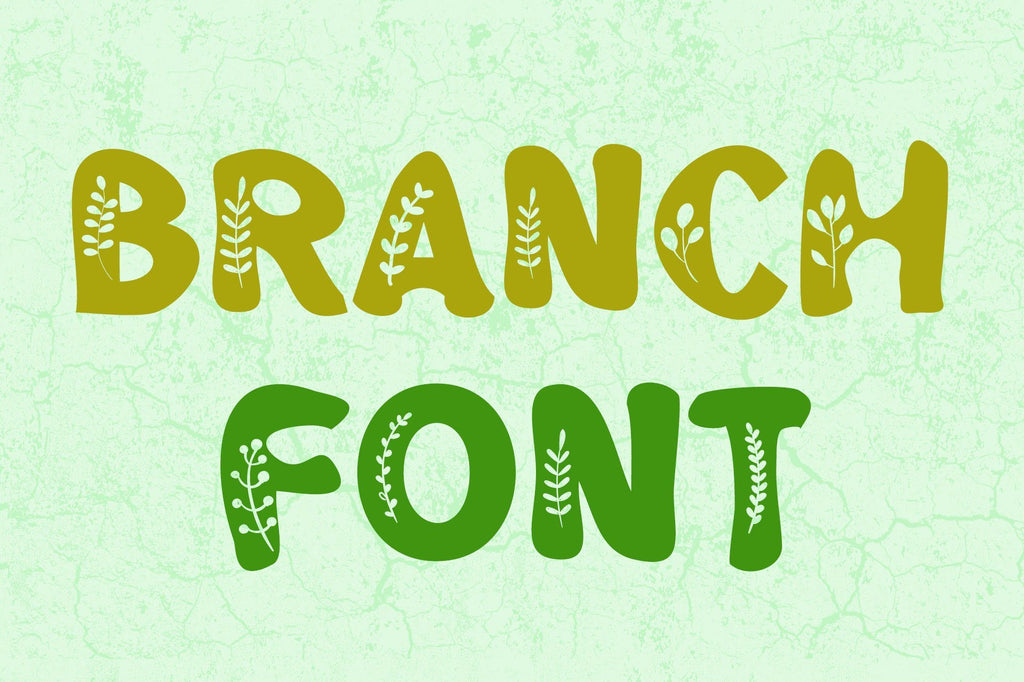 Branch - Farmhouse Font - So Fontsy