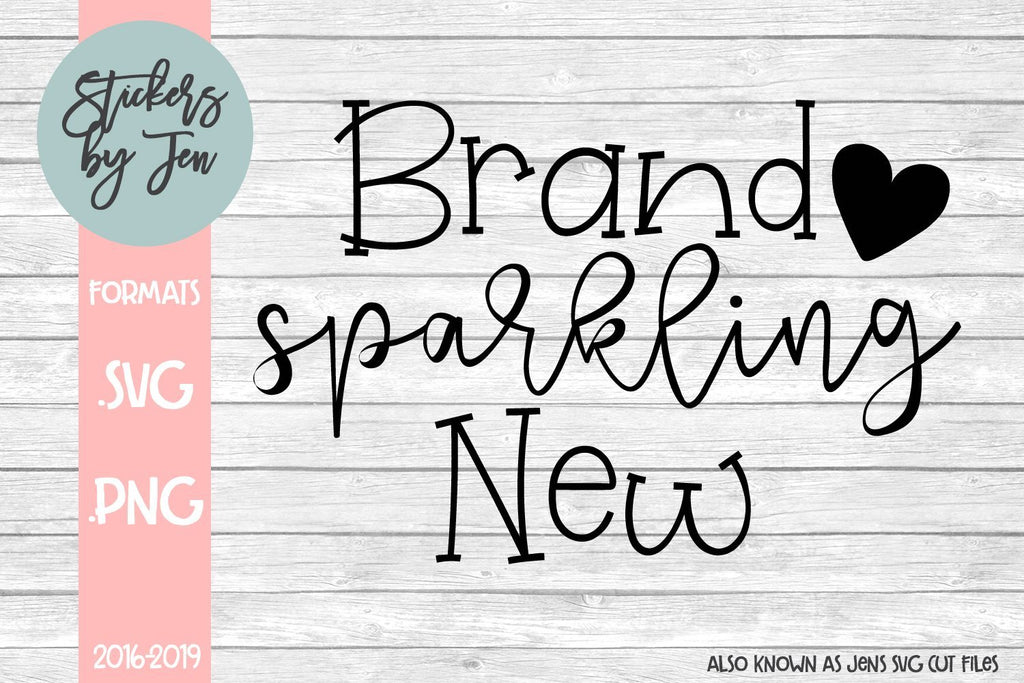 Brand Sparkling New SVG - So Fontsy