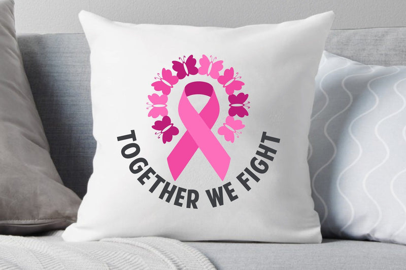 Breast Cancer Awareness SVG Pink Ribbon SVG PNG EPS DXF - So Fontsy