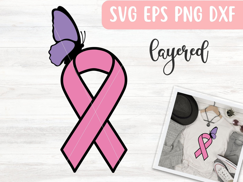 Breast Cancer SVG File for Cricut or Silhouette, Cancer Survivor SVG ...
