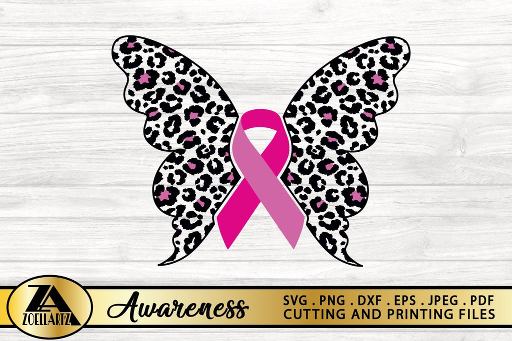 Breast Cancer SVG RIBBON SVG Awareness SVG Survivor SVG - So Fontsy