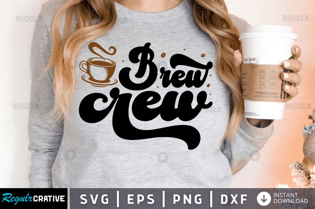 Brew crew SVG - So Fontsy