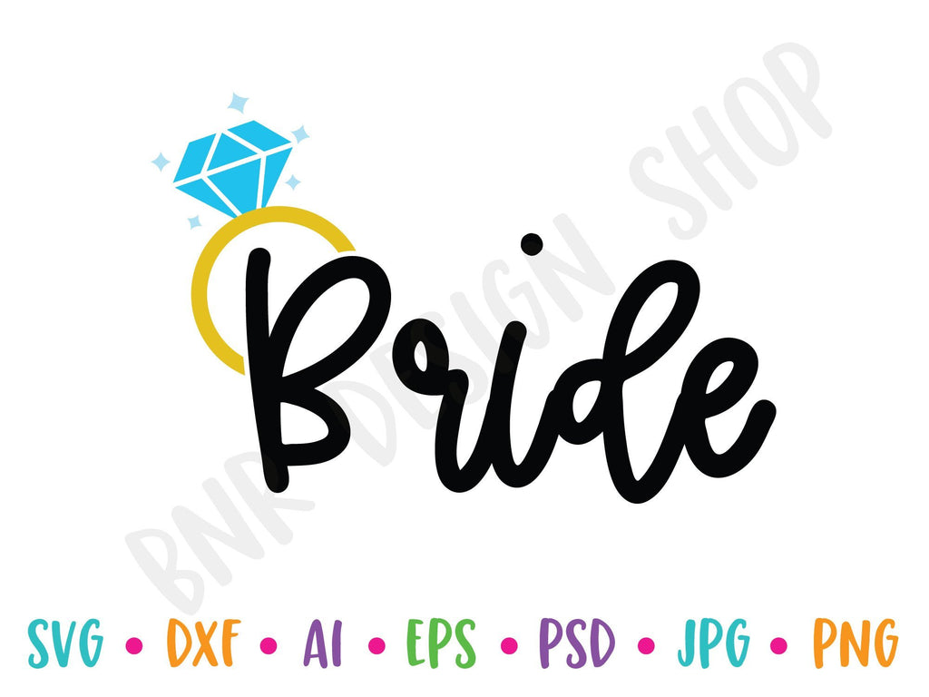 Bride SVG - So Fontsy