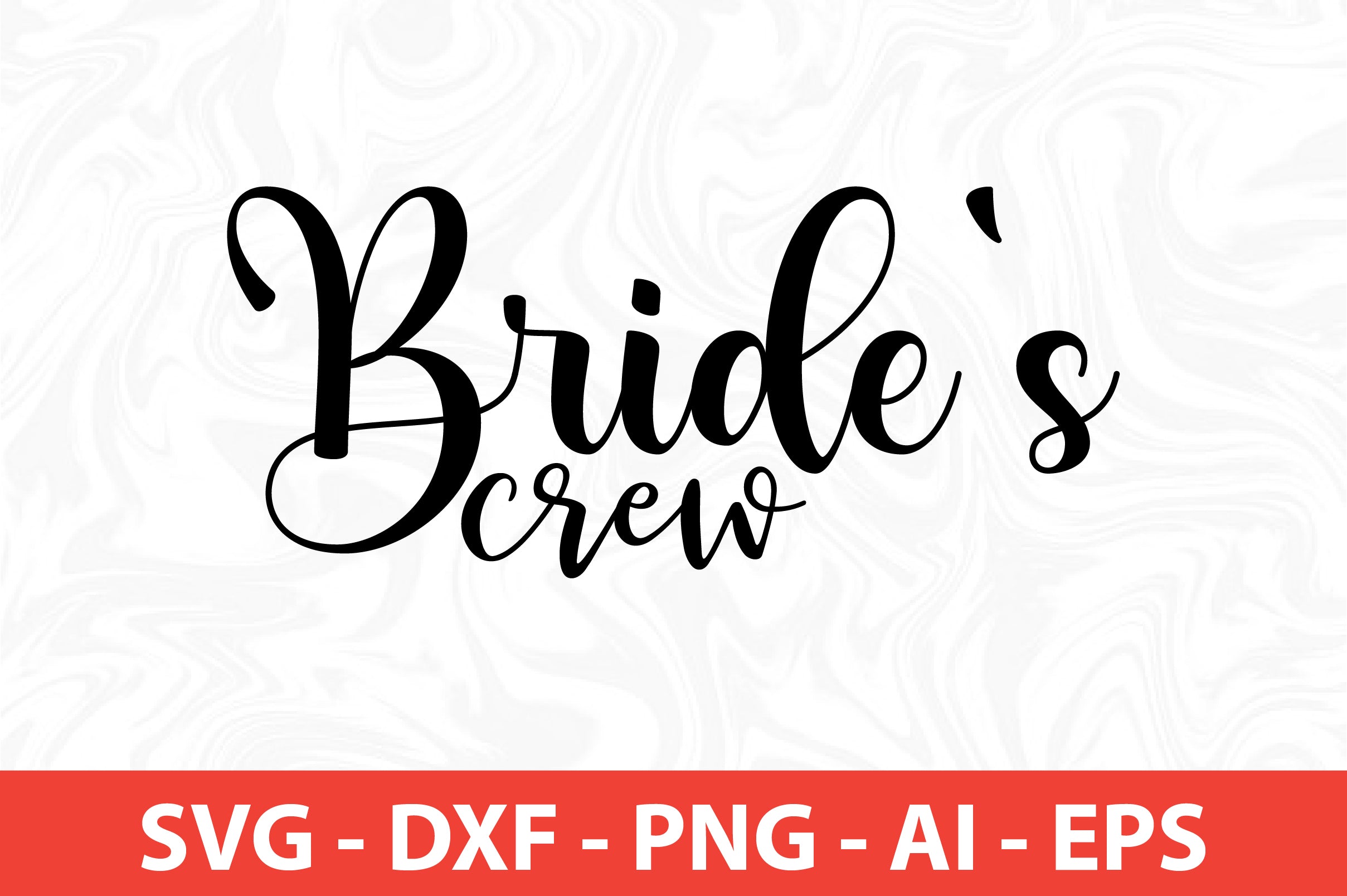 bride's crew SVG - So Fontsy