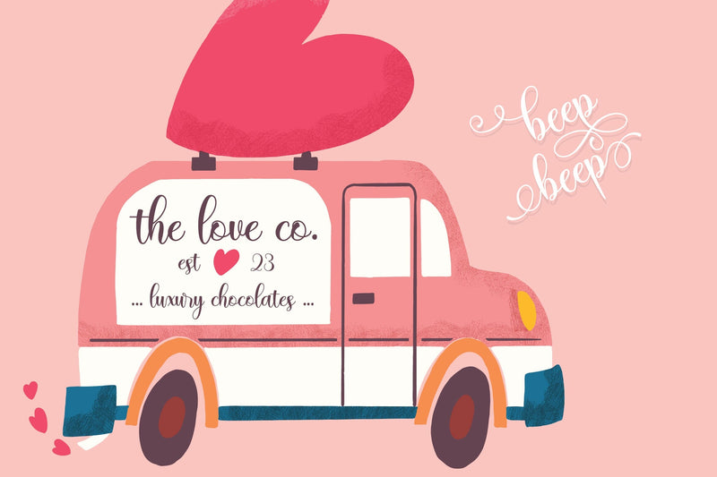 Bright Vibes (Swash Font, Swirly Font, Cute Font) - So Fontsy