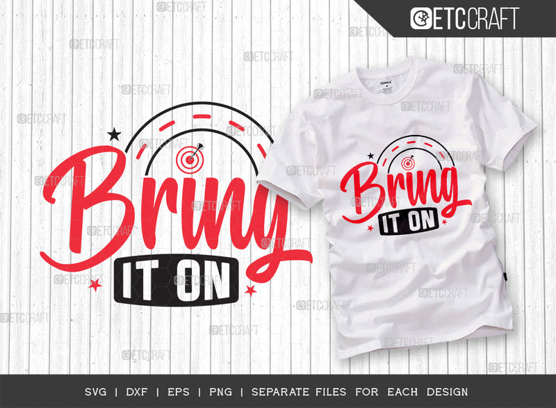 Bring It On SVG Bundle, Darts Svg, Sports Svg, Dartboard Svg, Game Svg ...