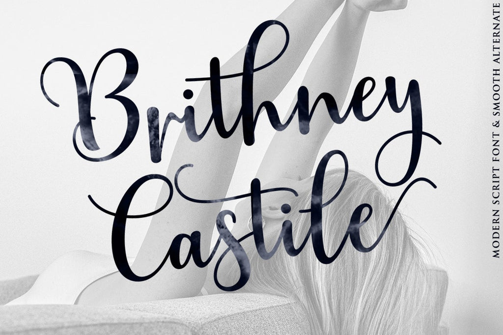 Brithney Castile Script - So Fontsy