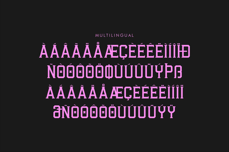 BROCKET FLAMING Typeface - So Fontsy