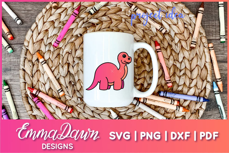 Brontosaurus SVG | Dinosaur SVG - So Fontsy