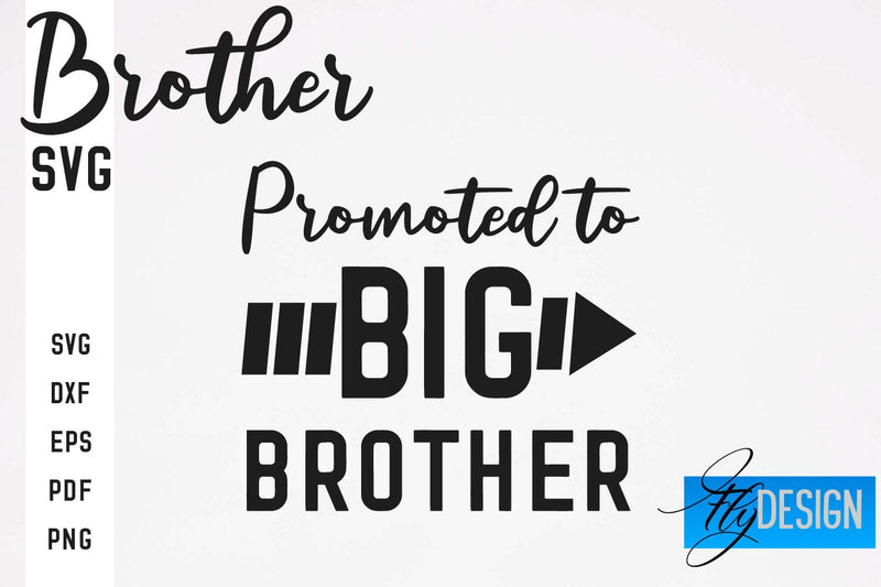 Brother SVG | Brother Quotes Design | Family SVG - So Fontsy