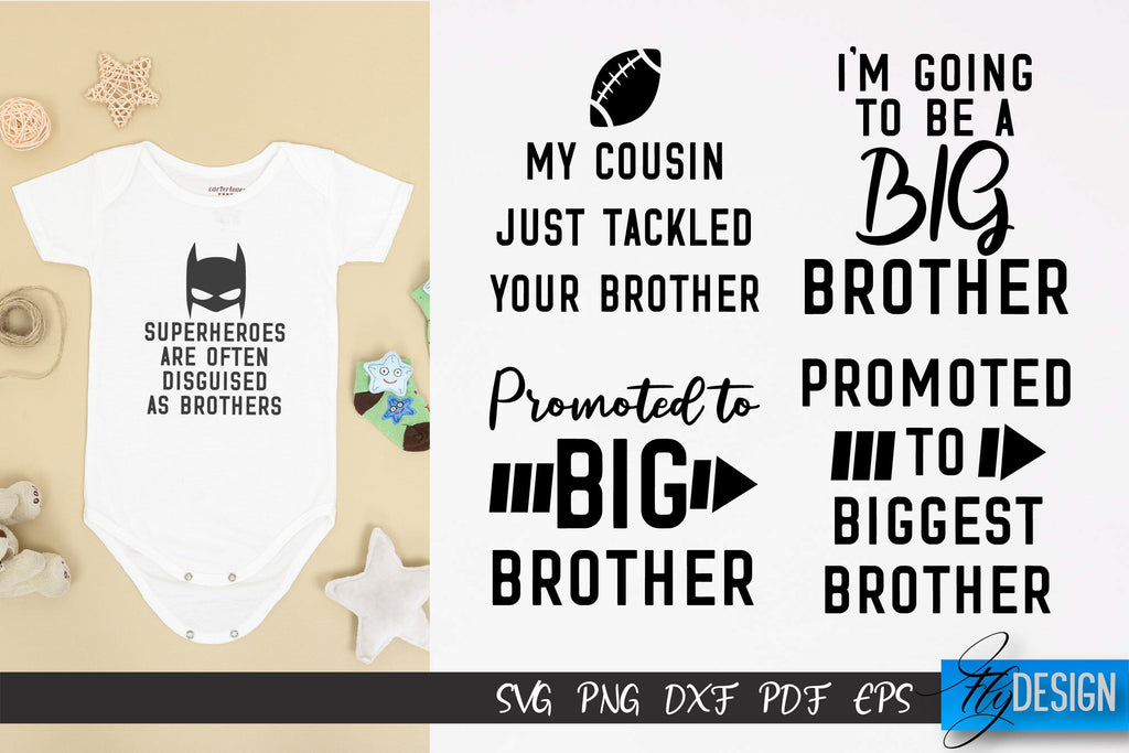 Brother SVG Bundle | Brother’s Quotes Design | Family SVG - So Fontsy