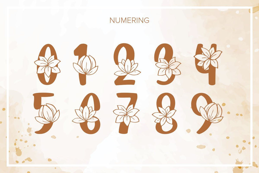 Brown Monogram - So Fontsy
