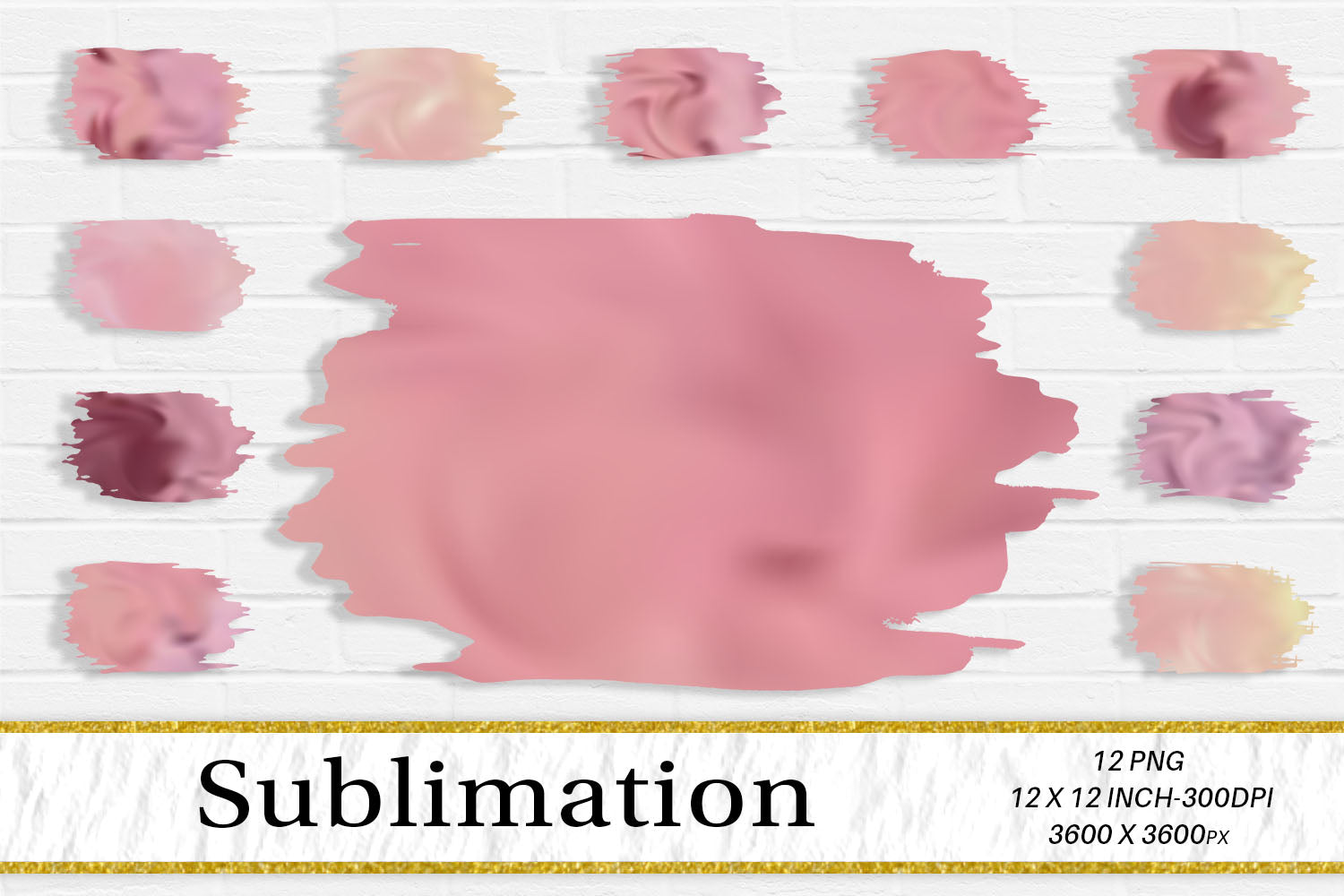 Brush splash sublimation background, splash bundle clipart, splash png ...
