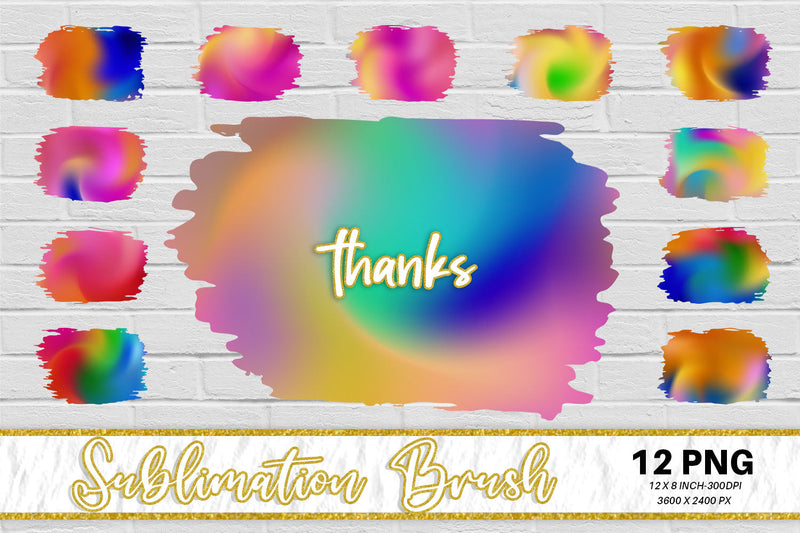 Brush splash sublimation background, splash bundle clipart, splash png ...