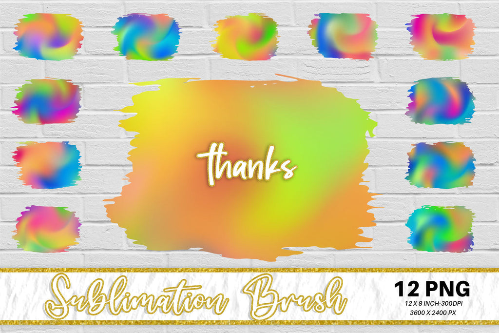 Brush splash sublimation background, splash bundle clipart, splash png ...