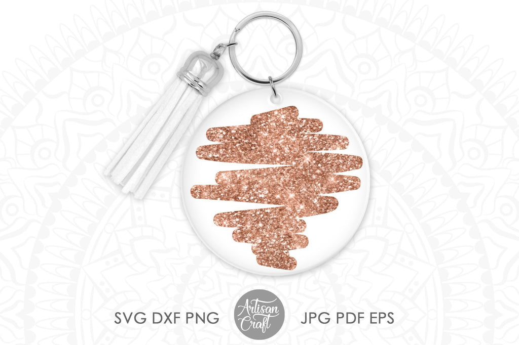 Brush stroke SVG for keychain | So Fontsy