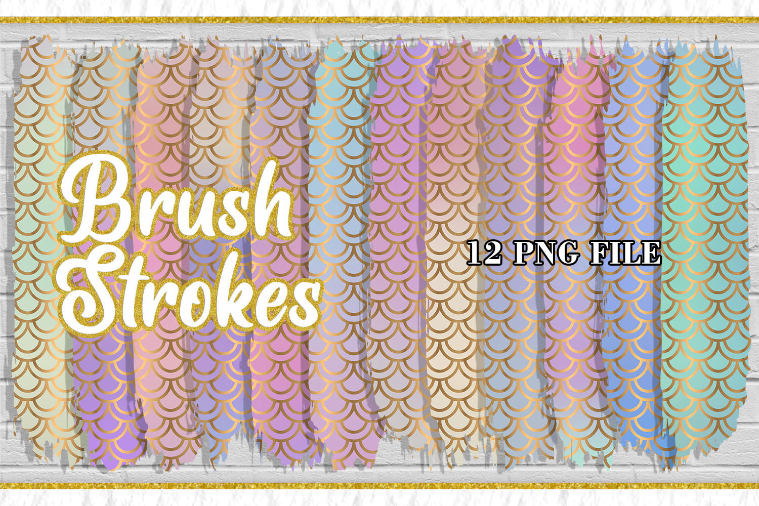 Brush Strokes Sublimation PNG, - So Fontsy