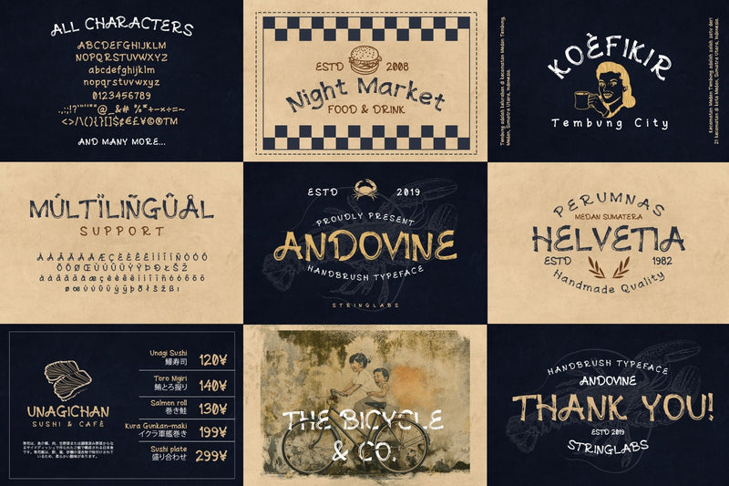 Brush Textured Font Bundle Vol. 4 - So Fontsy