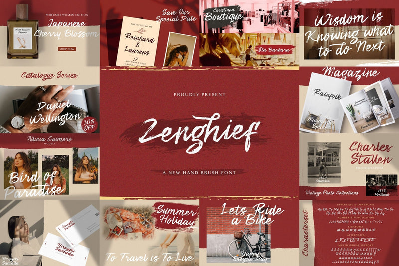 Brush Textured Font Bundle Vol. 4 - So Fontsy