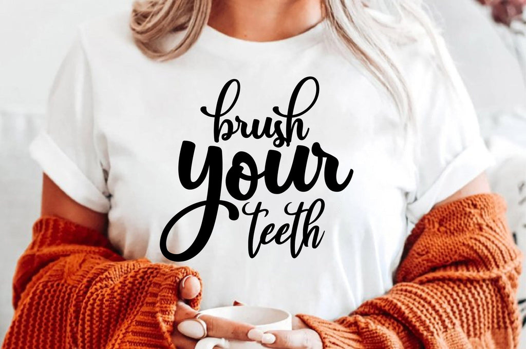 brush your teeth svg - So Fontsy