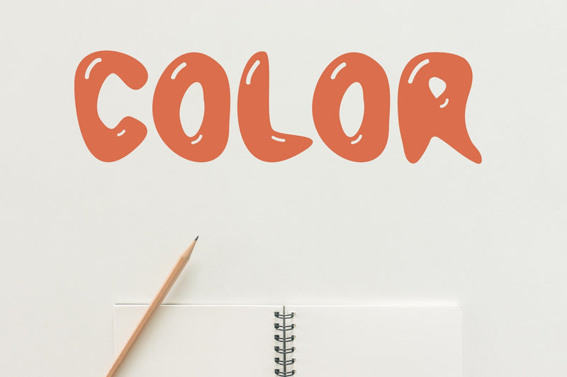 Bubble Letter Candy Font - So Fontsy