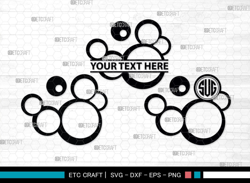 Bubbles Monogram, Bubbles Silhouette, Bubbles SVG, Water Bubbles Svg ...