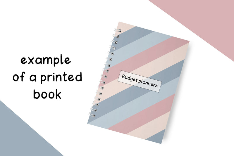 Budget Planer Book | A4 PDF Printable Templates - So Fontsy