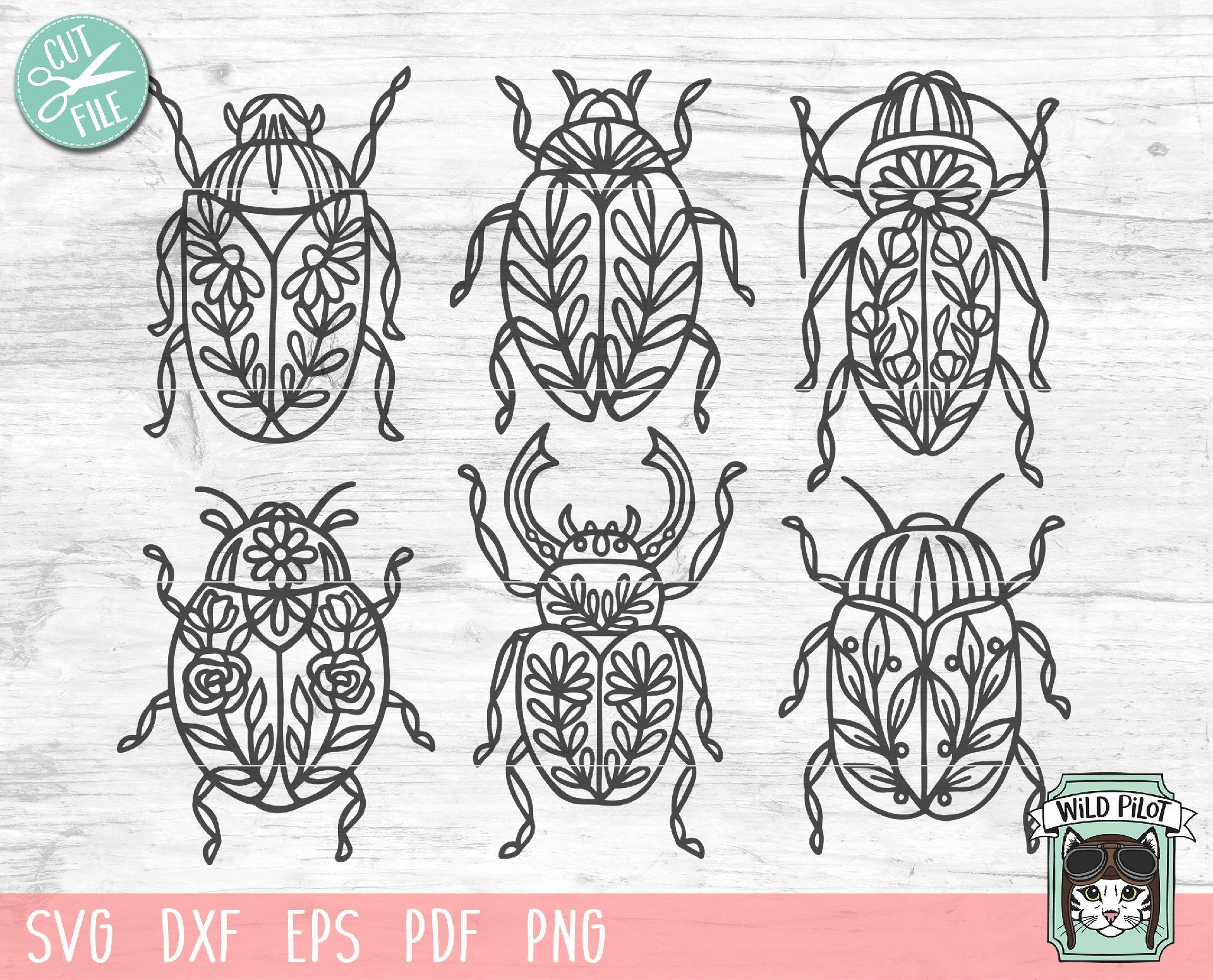 Bug Bundle SVG Cut File - So Fontsy