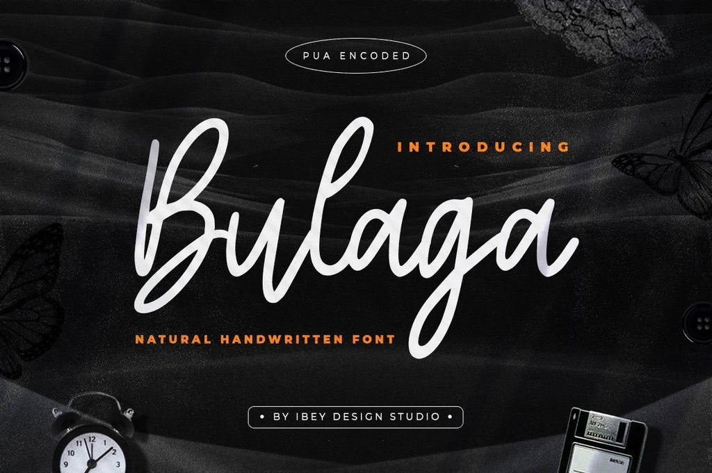 Bulaga - Handwritten Script Font - So Fontsy