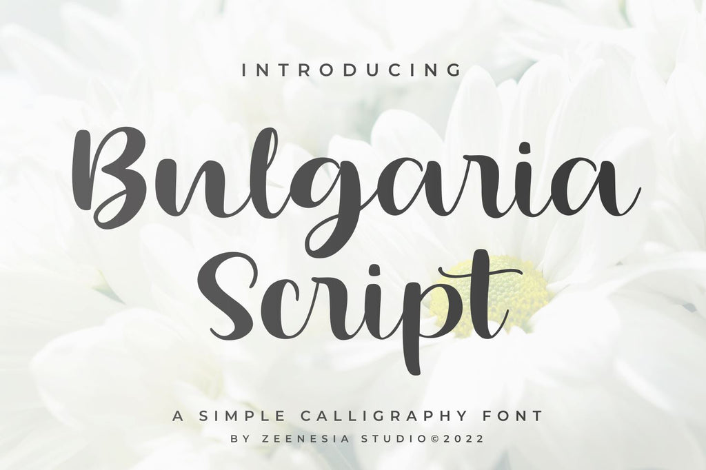 Bulgaria Script - So Fontsy