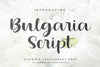 Bulgaria Script - So Fontsy