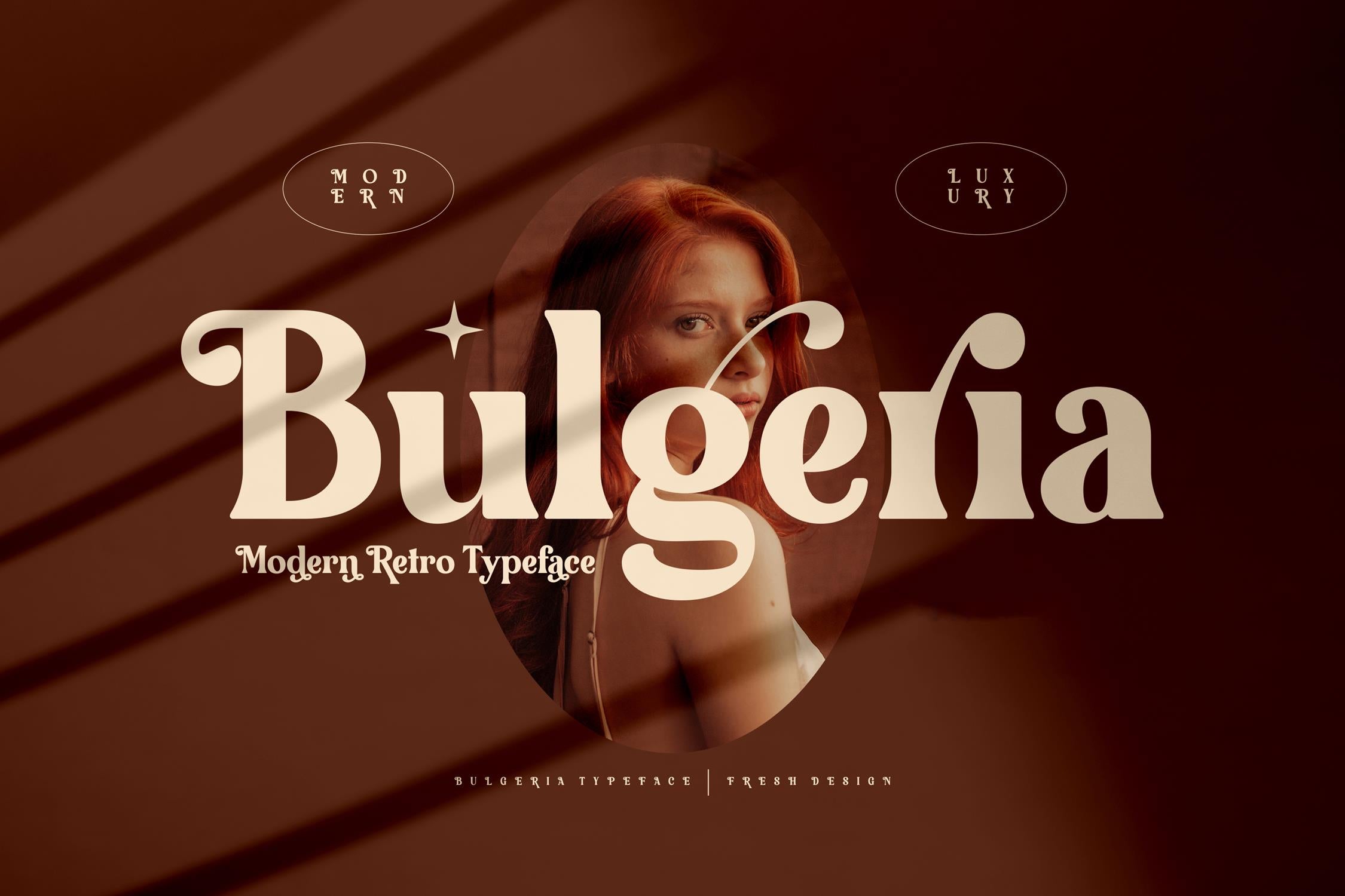 Bulgeria Typeface - So Fontsy