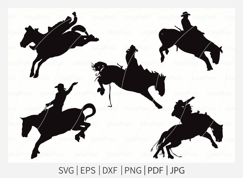 Bull riding SVG, rodeo svg, Rodeo Cowboy SVG, Western Rodeo Cowboy ...
