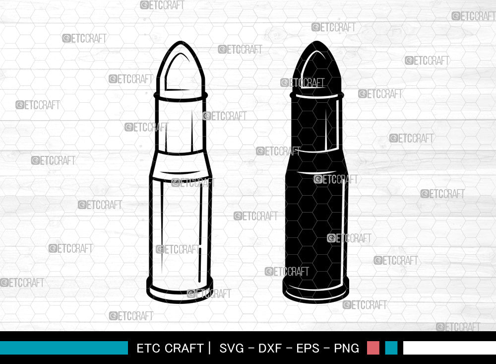 Bullet SVG, Gun Bullet Svg, Ammo Svg, Munition Svg, Bullets Sign Svg ...