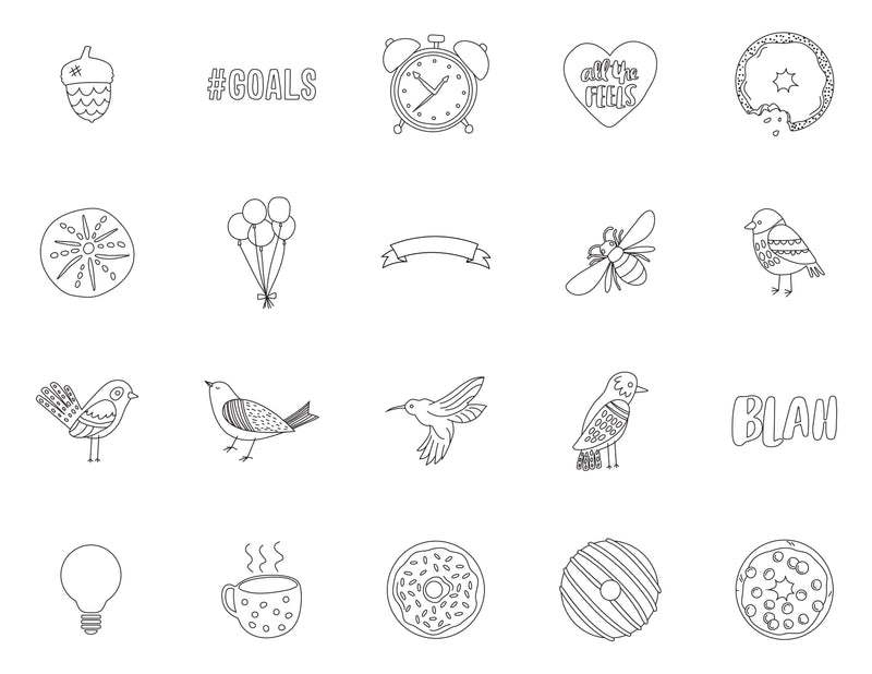 Bundle of Foil Quill SVG Designs, Commercial Use | So Fontsy