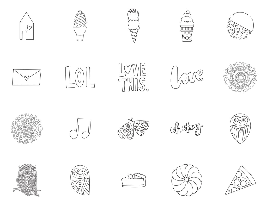 Bundle of Foil Quill SVG Designs, Commercial Use | So Fontsy