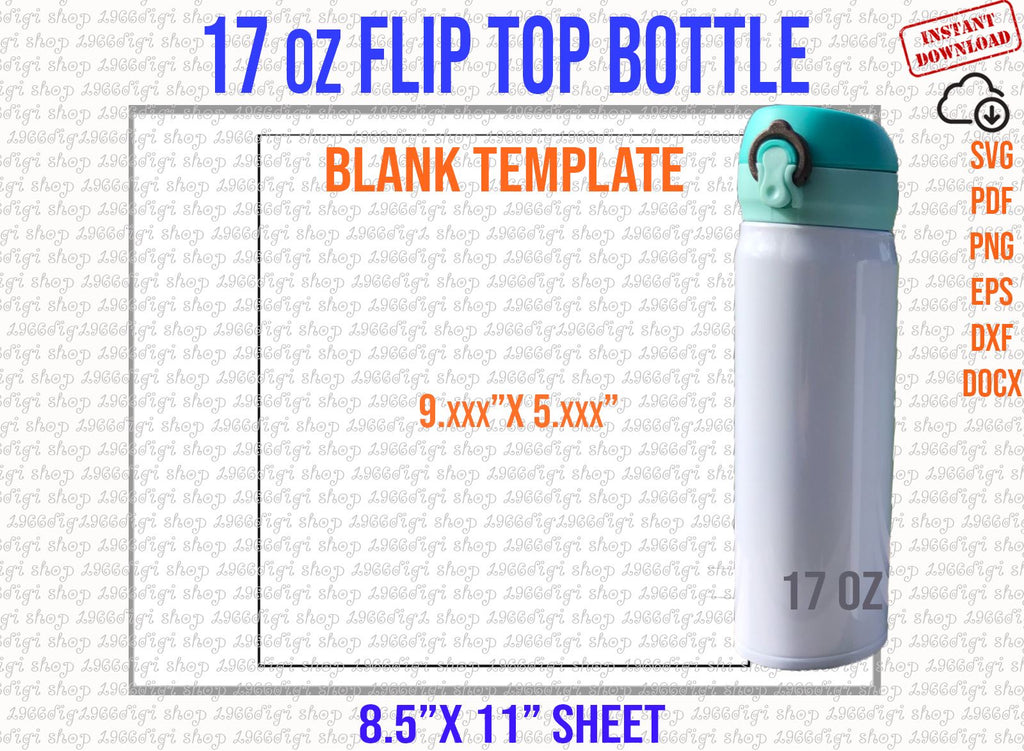 Bundle Tumbler Template, 7 kids cup and bottle template for sublimation ...