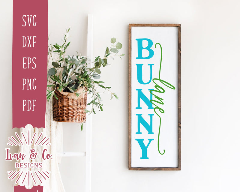 Bunny Lane SVG | Easter Svg | Front Porch Svg | Porch Sign Svg ...