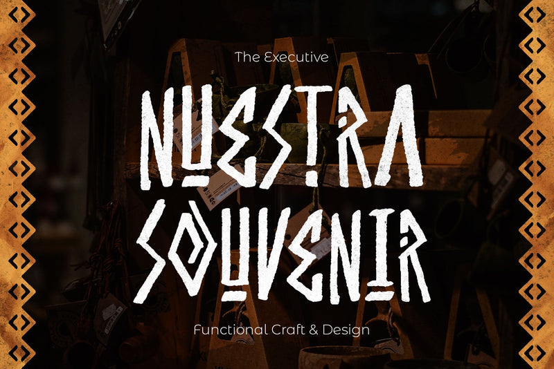 Burowai - Tribal Font - So Fontsy