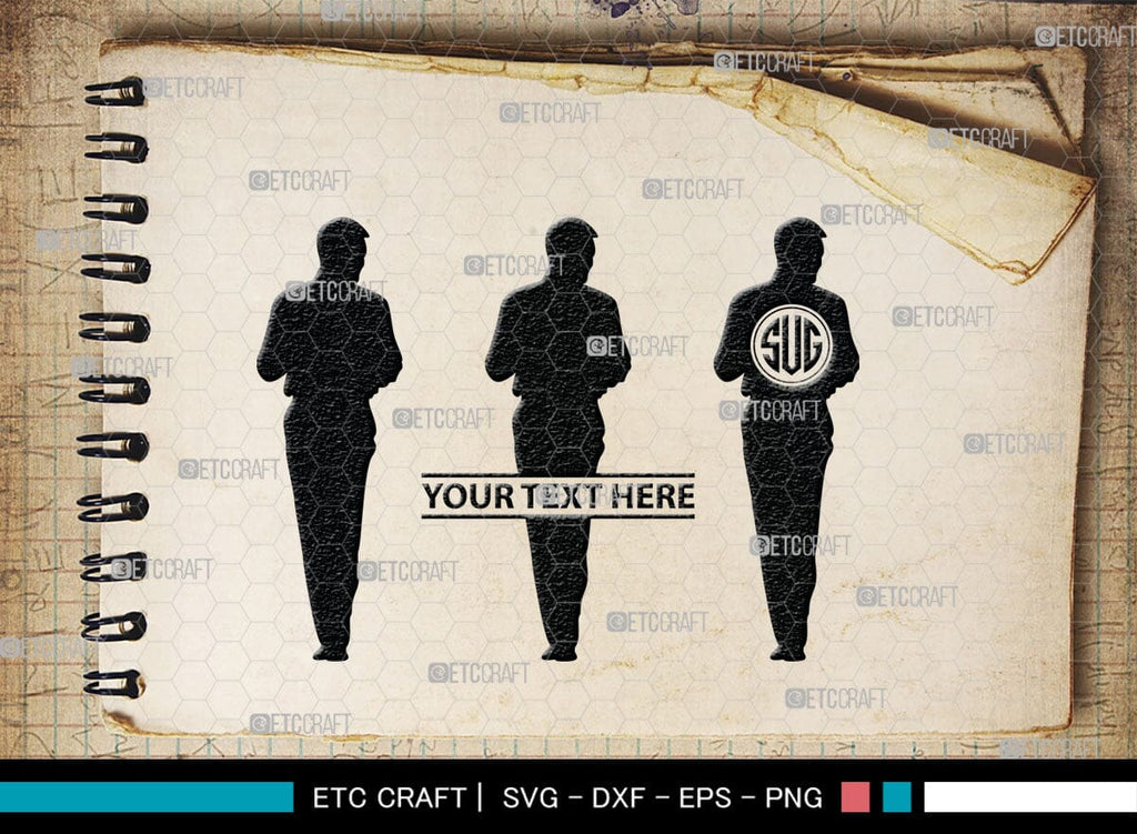 Business Men Monogram, Business Men Silhouette, Business Men SVG ...