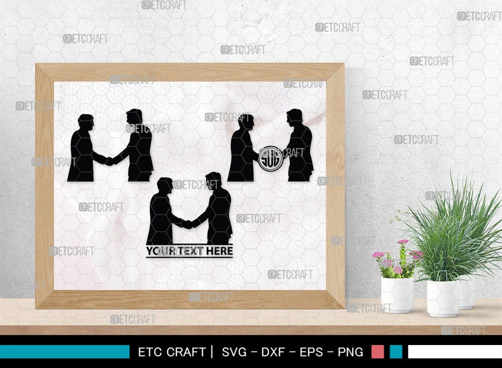 Business Men Monogram, Business Men Silhouette, Business Men SVG ...